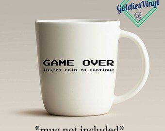 Insert Coin Decal - Etsy