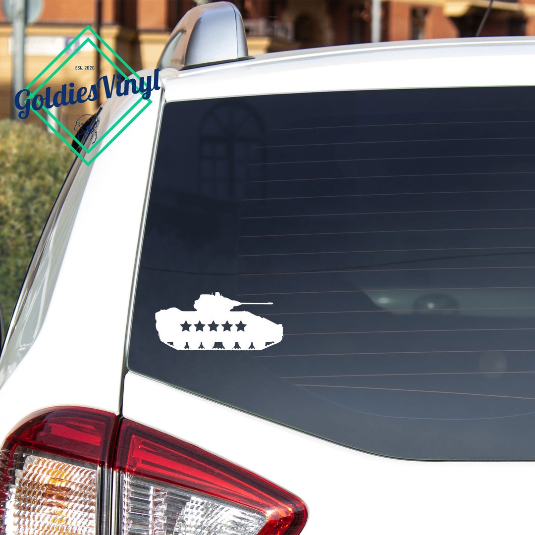 Military Tank - Vinyl Die Cut Decal Sticker - Etsy