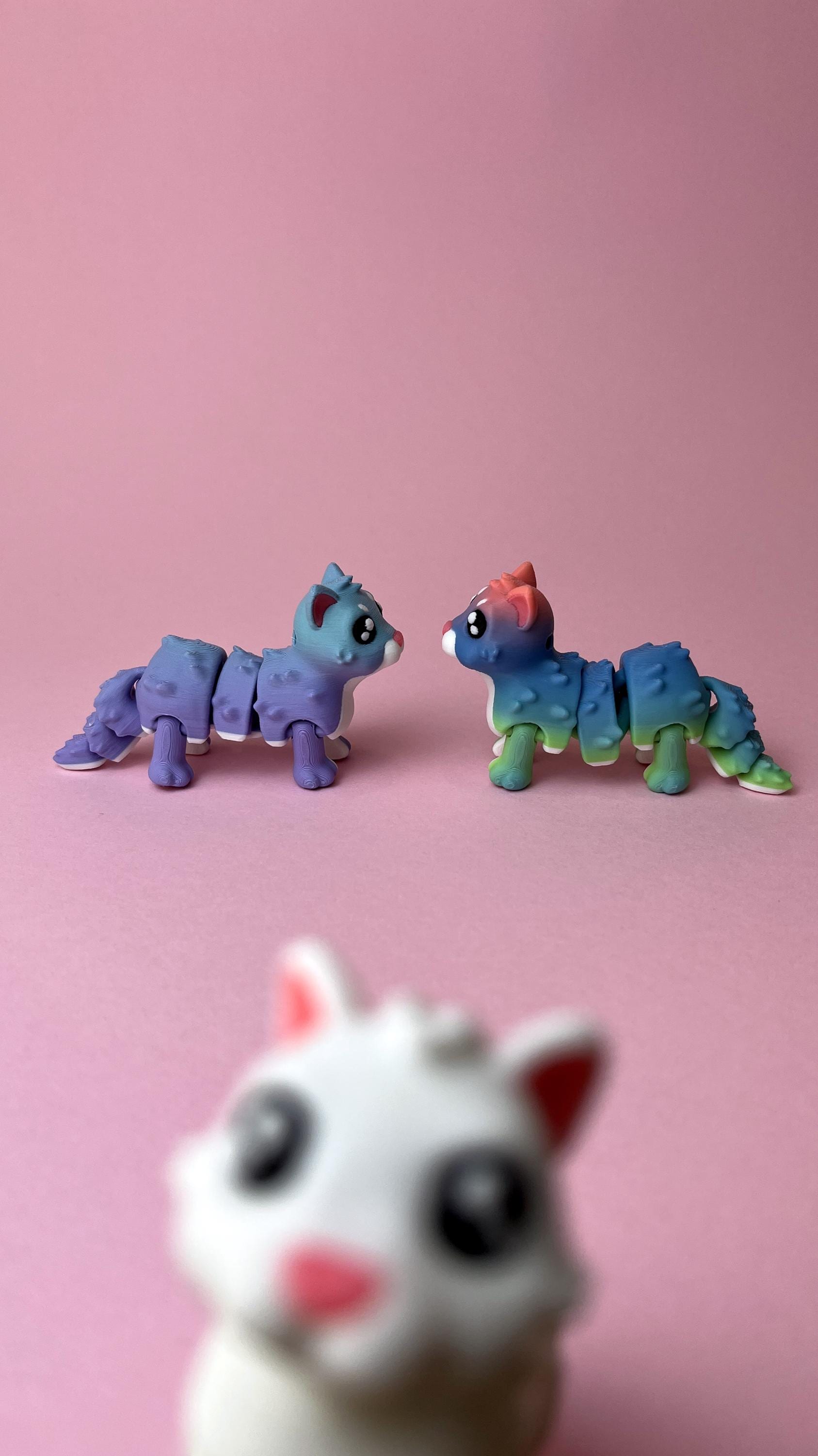 Cat Fidget Toy | Unique Flexi Stress Relief Desk Accessory | Fun Gift ...