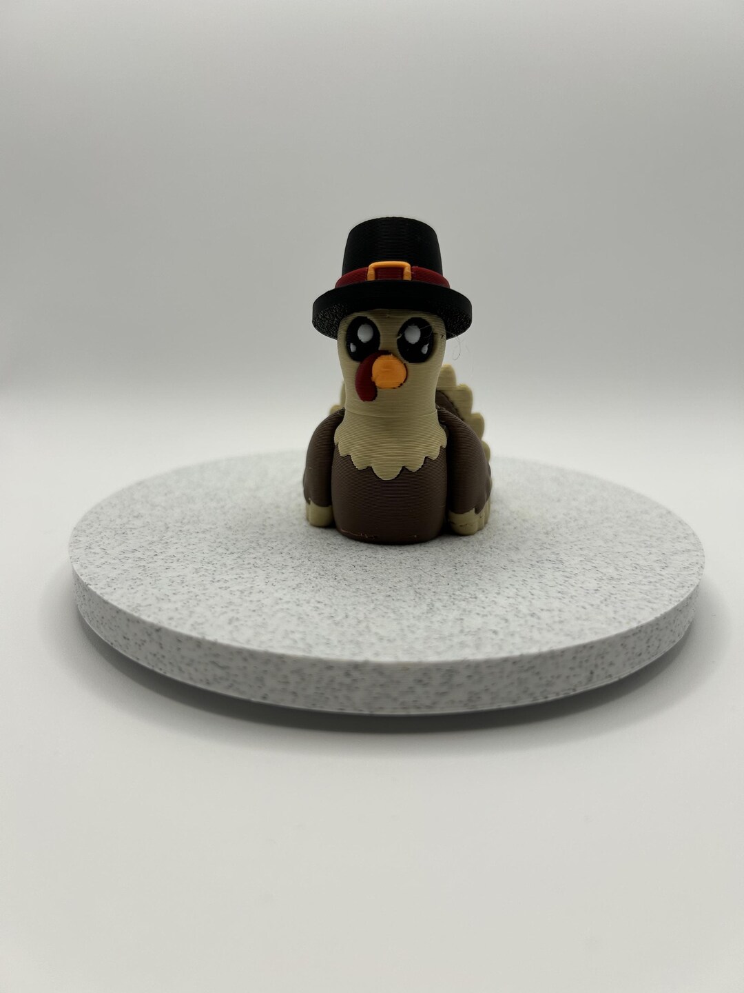 3D Printed Handmade Flexible Turkey Figure Keychain - Unique Gift ...