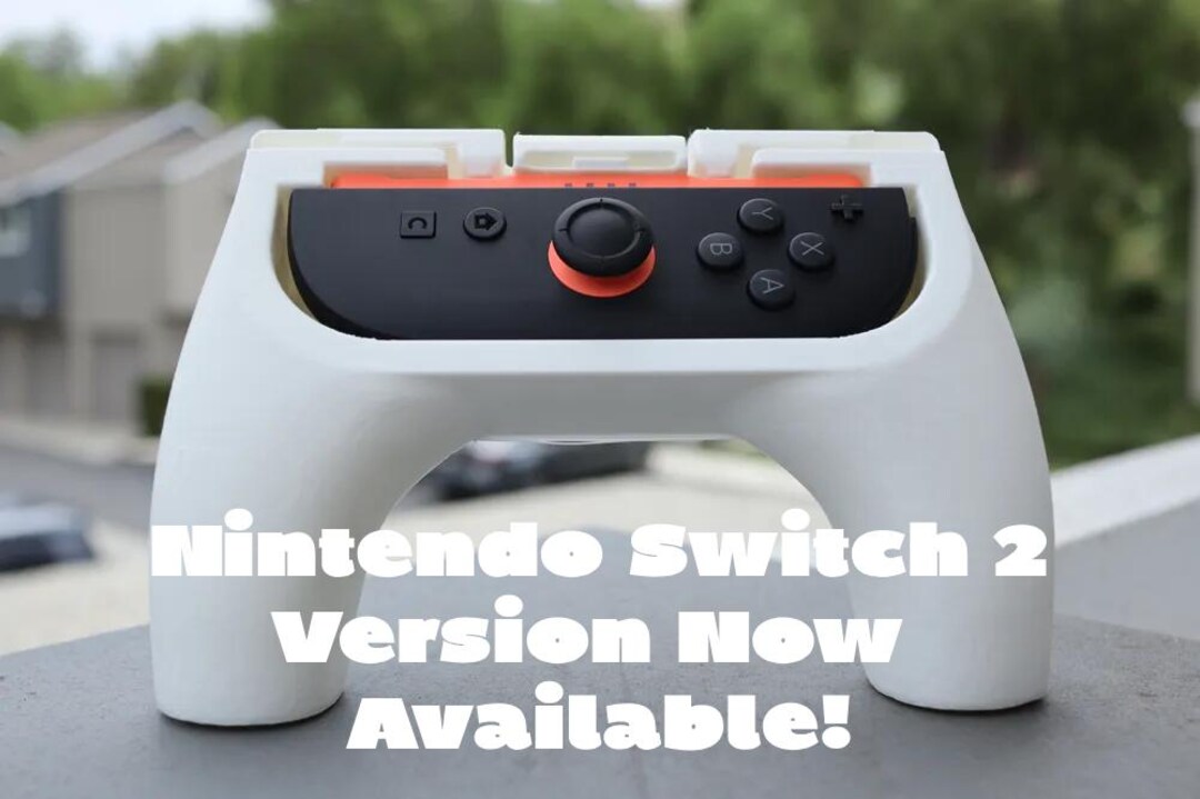 3D Printed Joy-con Controller Grip for Nintendo Switch or Switch 2 With ...