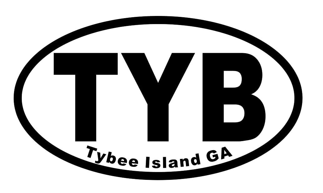 Tybee Island Vinyl Die Cut Decal Sticker | Etsy
