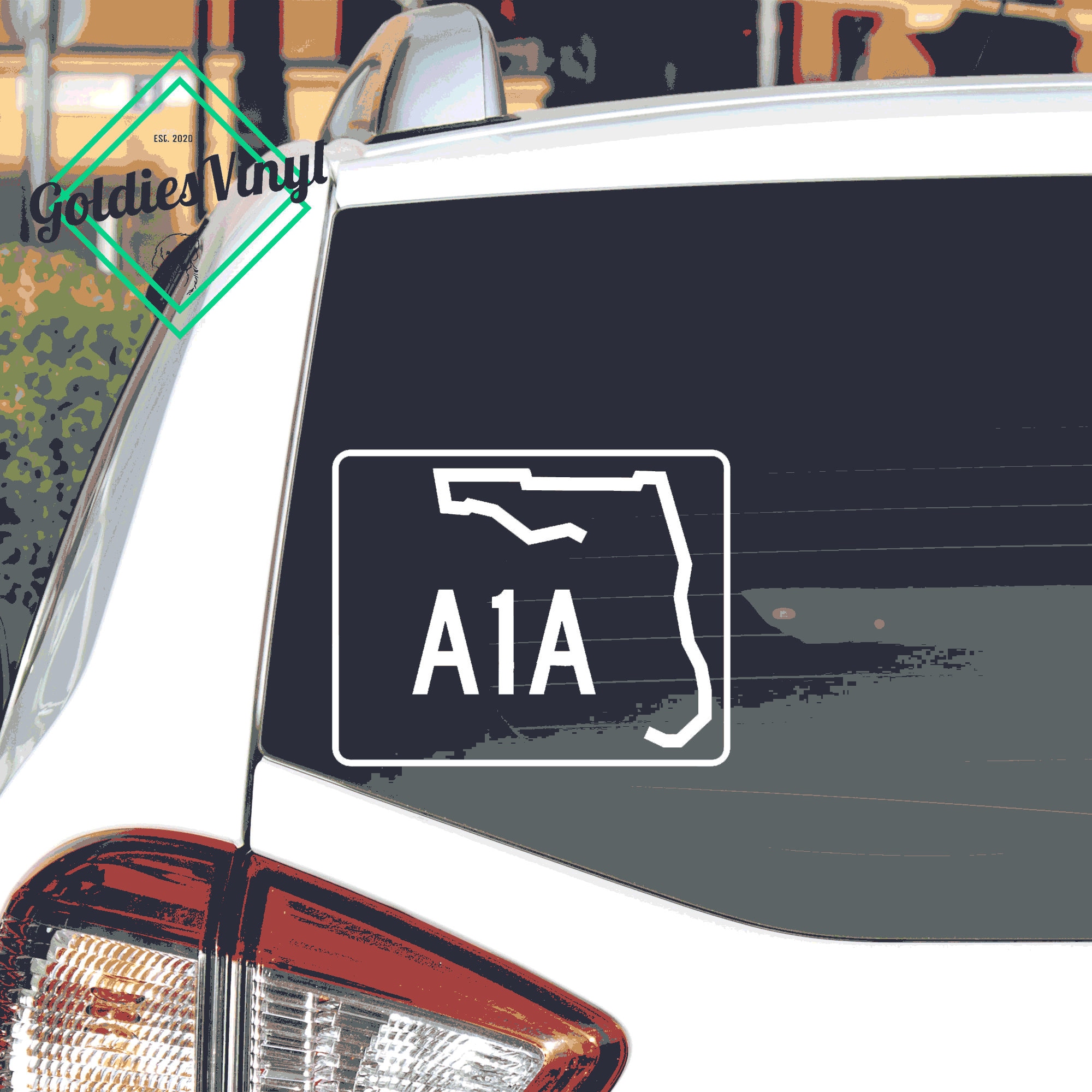 A1A Florida Highway - Vinyl Die Cut Decal Sticker - Etsy