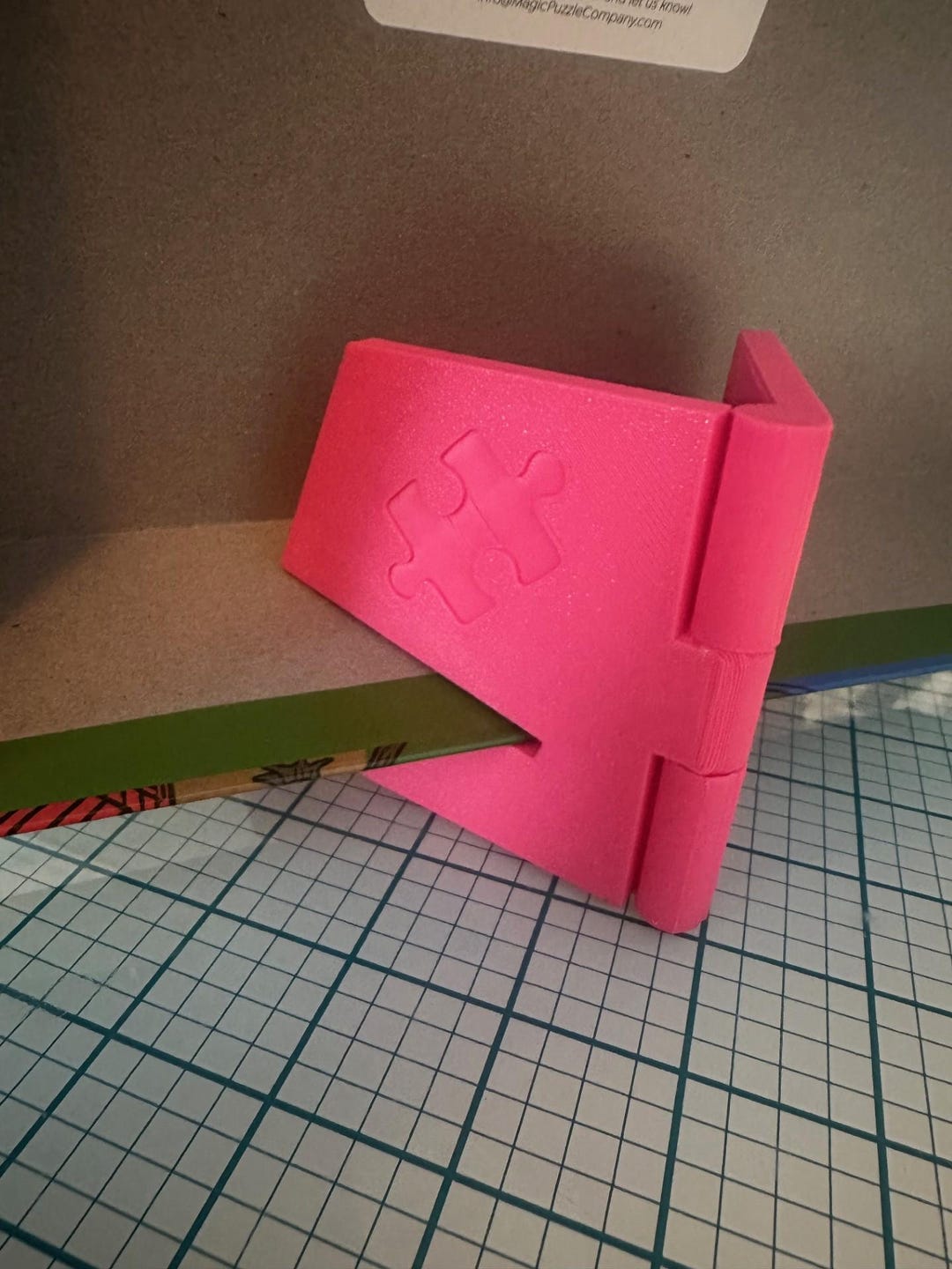 3D Printed Jigsaw Puzzle Lid Stand Foldable - Etsy