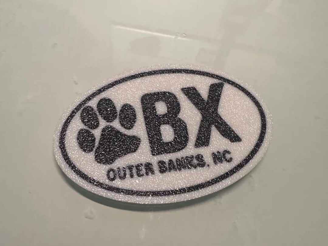 3D Printed - OBX Outer Banks Pawprint Magnet - Etsy