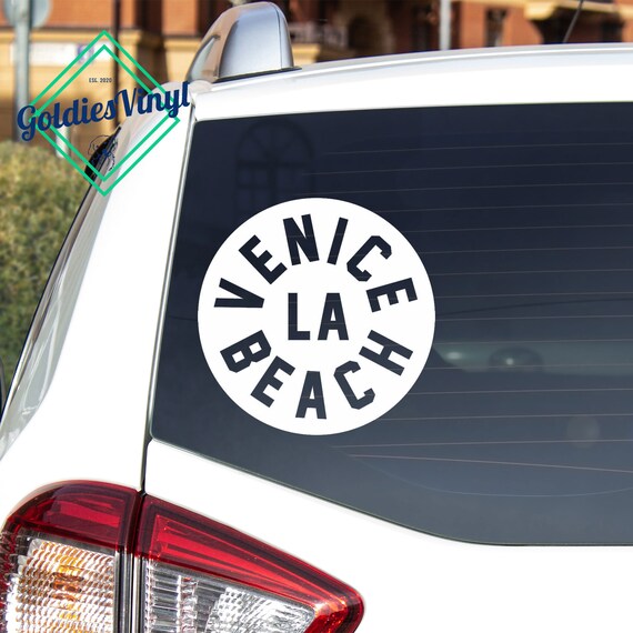 Venice Beach Vinyl Die Cut Decal Sticker | Etsy