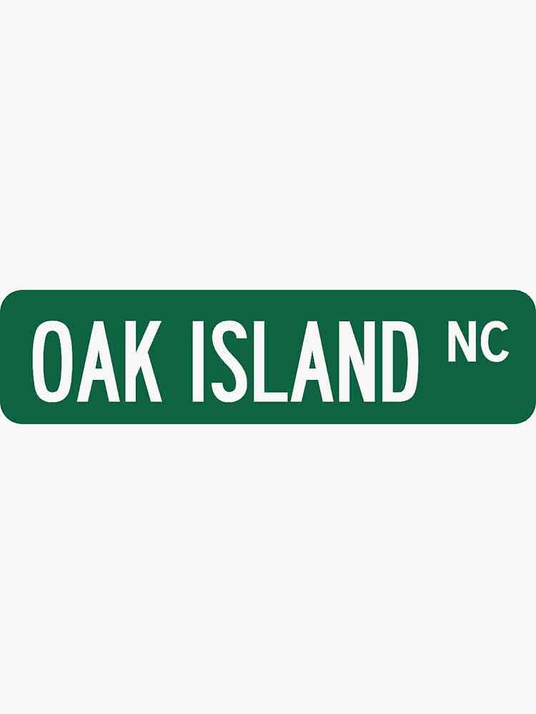 Oak Island NC Vinyl Die Cut Decal Sticker - Etsy