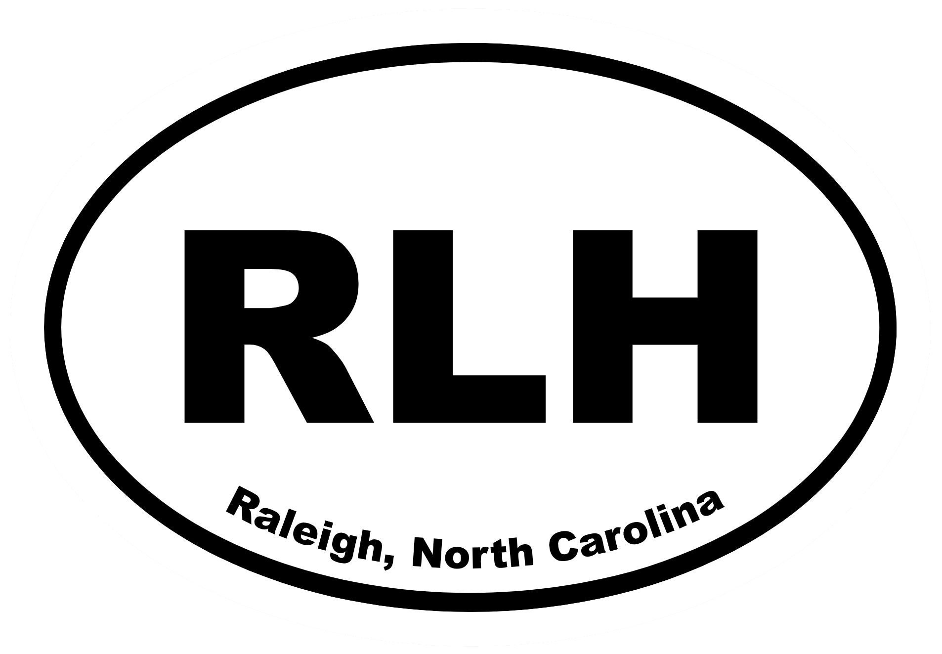 Raleigh NC Vinyl Die Cut Decal Sticker | Etsy