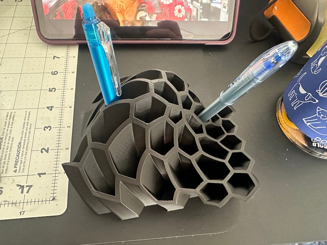 3D Printed - Funky Pen Holder - Etsy