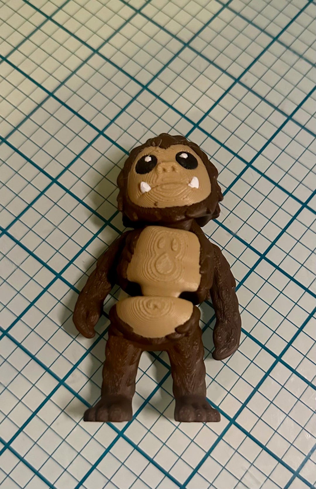 Hand Made Flexi Bigfoot Figure or Keychain - 3D Printed - Etsy