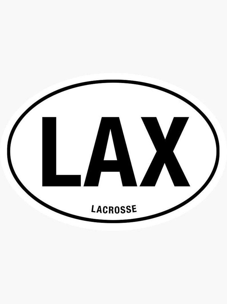 Lax Lacrosse Vinyl Die Cut Decal Sticker | Etsy