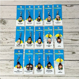 Tiny Saints A-J Saint Names Rubber Charms - Etsy