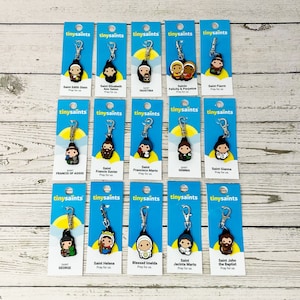 Tiny Saints A-J Saint Names Rubber Charms - Etsy