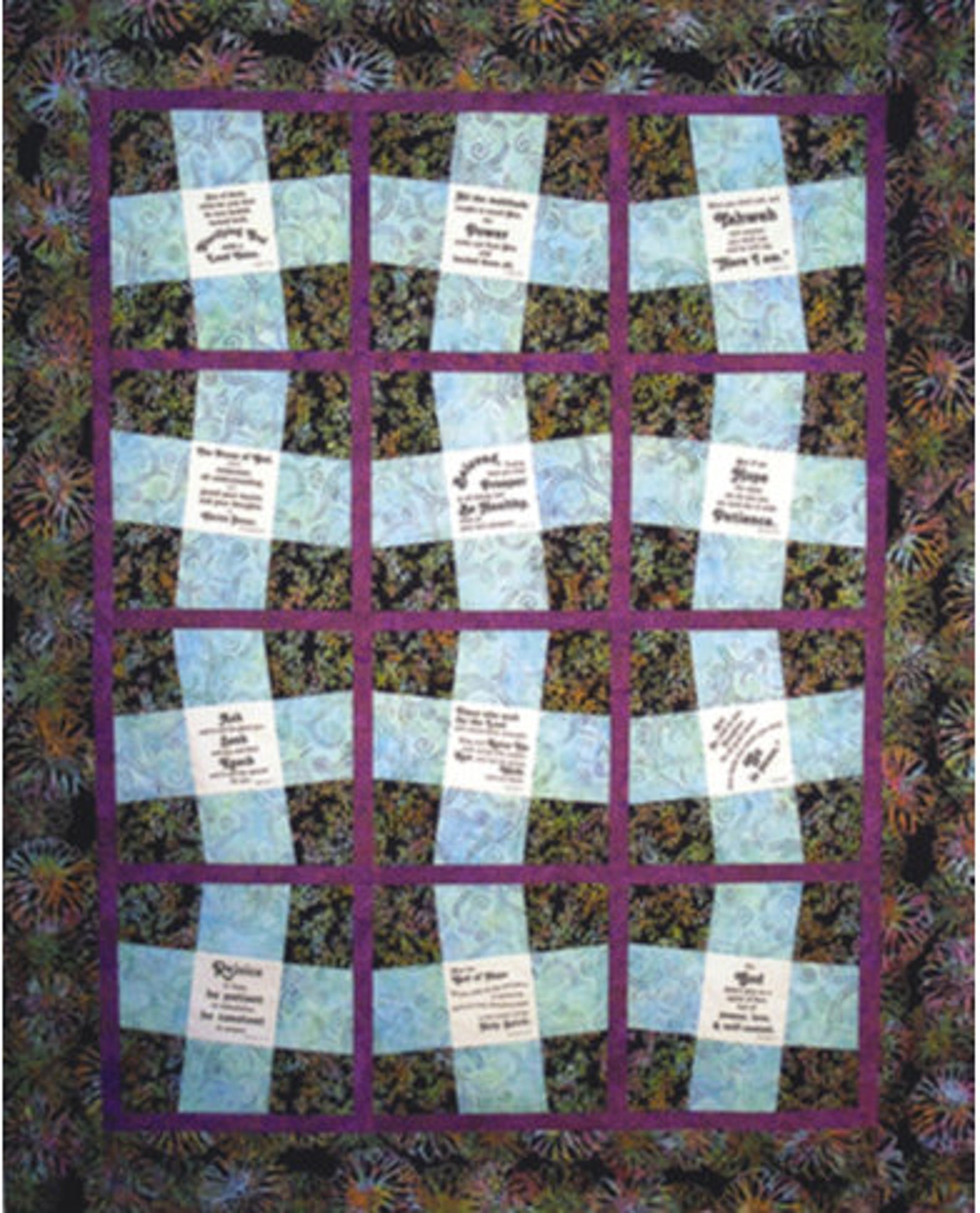 Prayer Shawl Fabric Panel in White Cotton + Free Quilt Pattern - Etsy