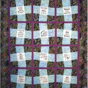 Prayer Shawl Fabric Panel in White Cotton + Free Quilt Pattern - Etsy