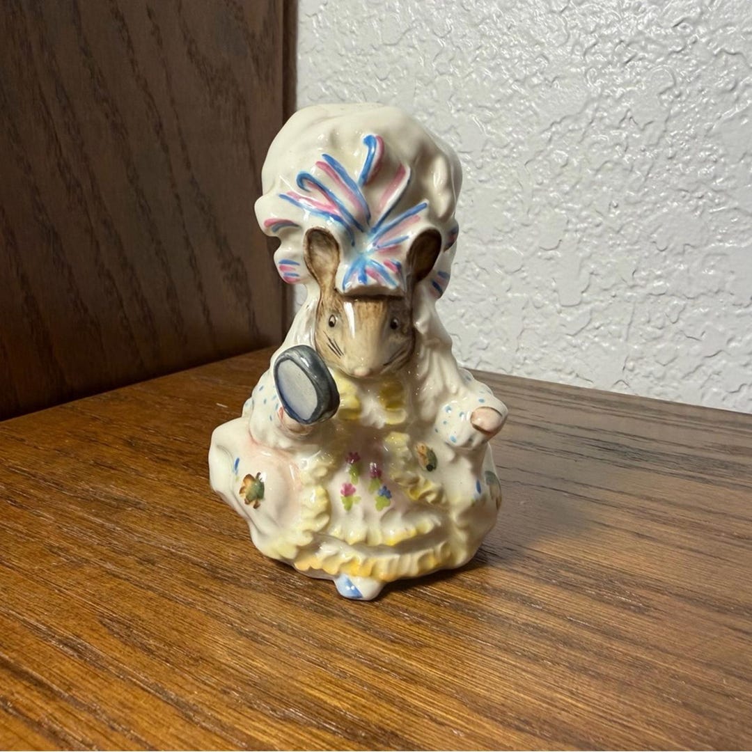 VINTAGE Beswick England Beatrixpotter Lady Mouse Figurine - Etsy