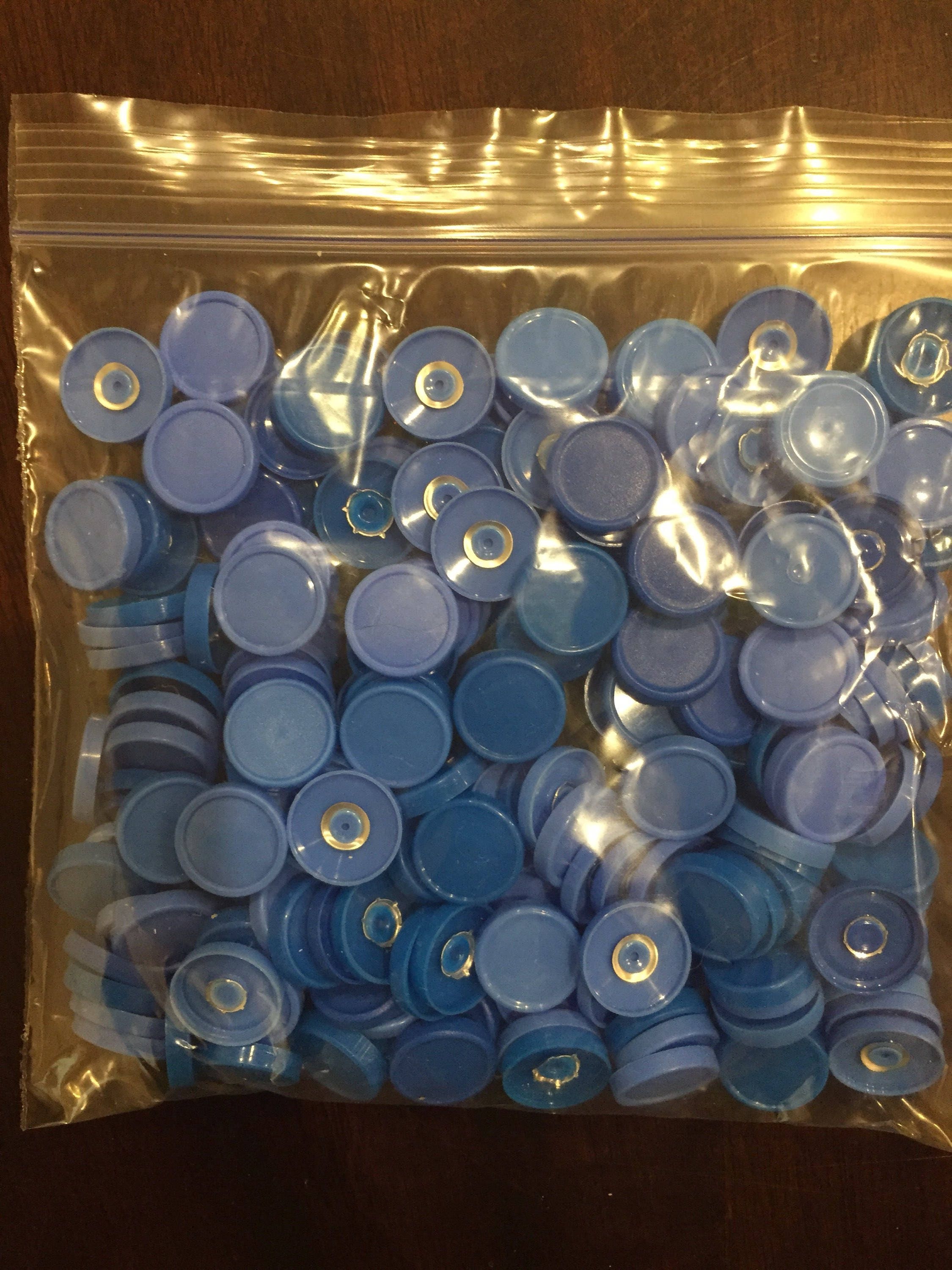 200 13mm Recycled Medicine Vial Caps - Etsy