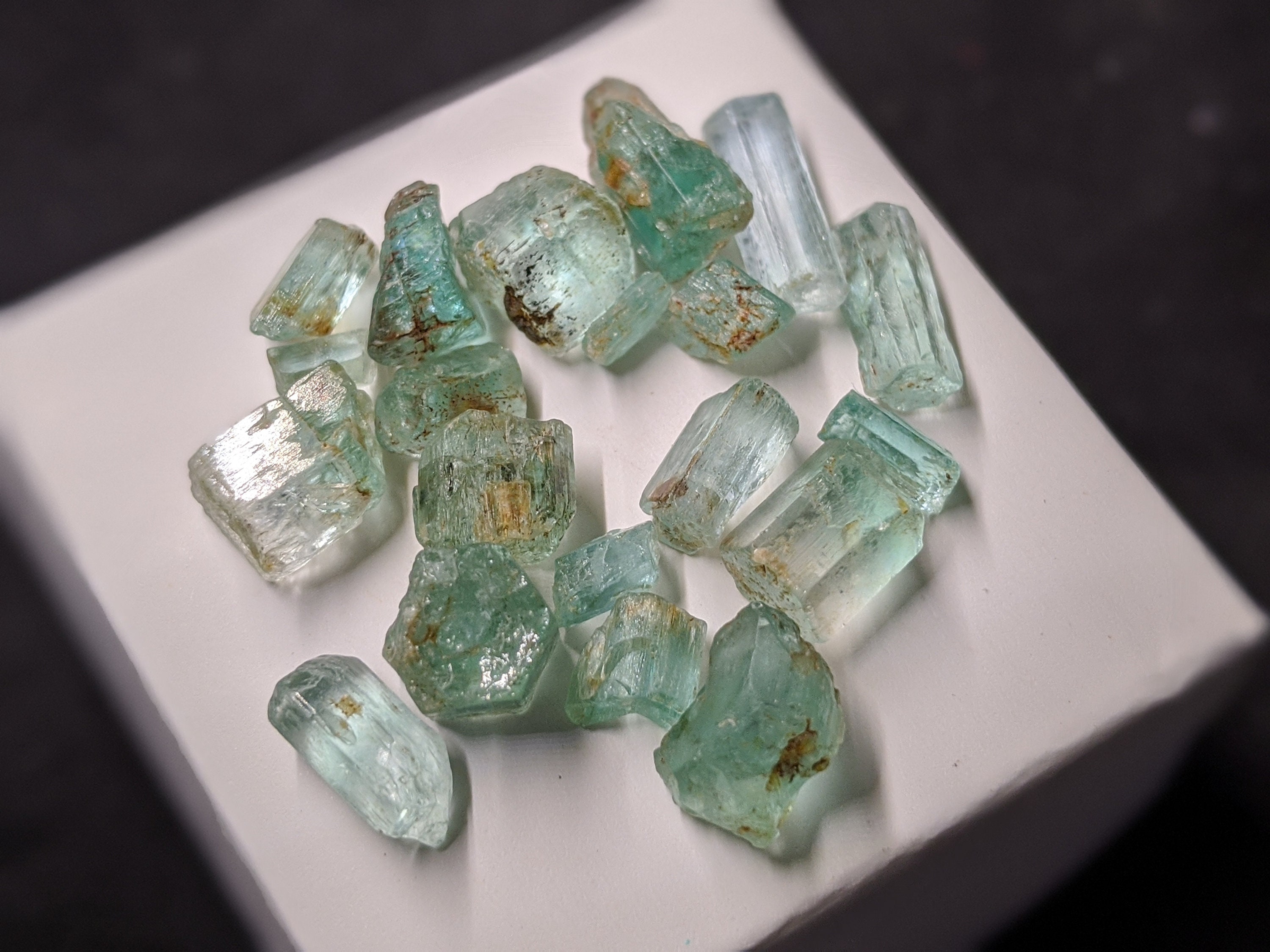 5 Grams Natural Green Blue Beryl From Nigeria - Etsy