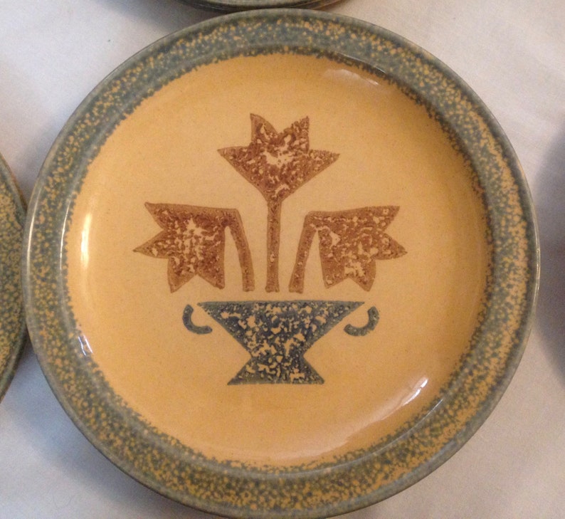 Vintage Pfaltzgraff America Collection Dinner Plates Commissioned Under ...