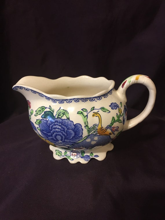 Vintage Masons Regency Jug Creamer Made in England C 4475 | Etsy