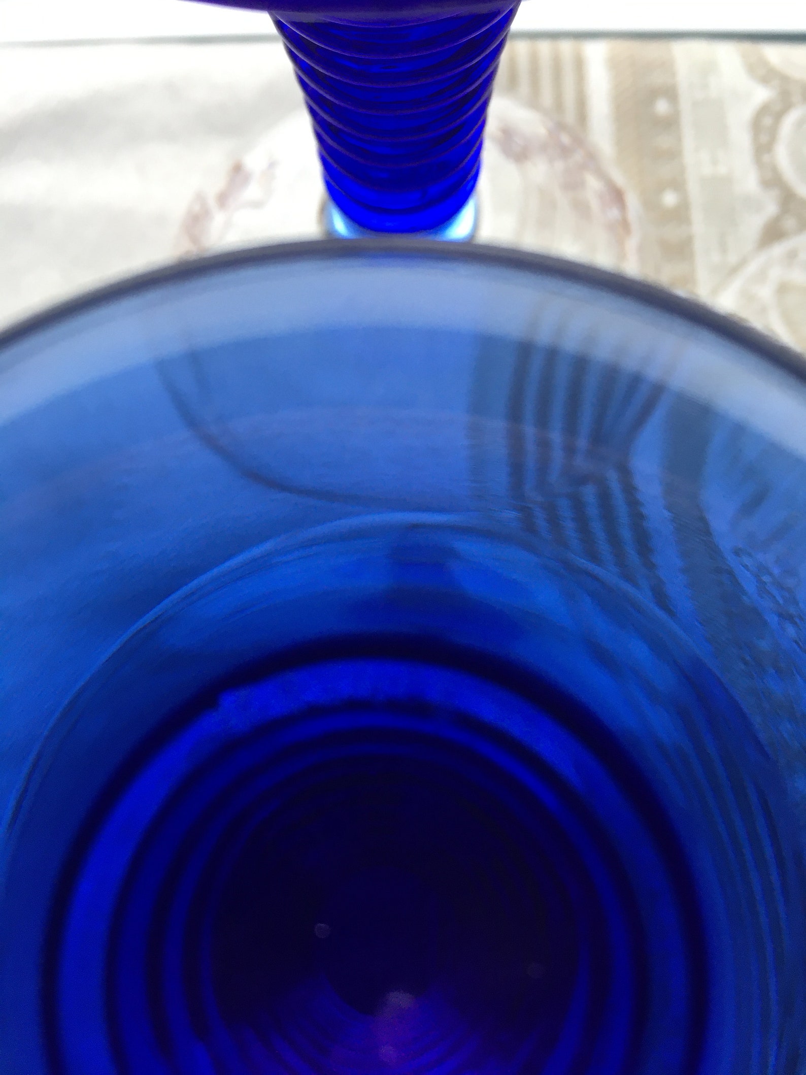 Vintage Cobalt Blue Glassware lot 5 in Total Barware Luminarc Cobalt ...