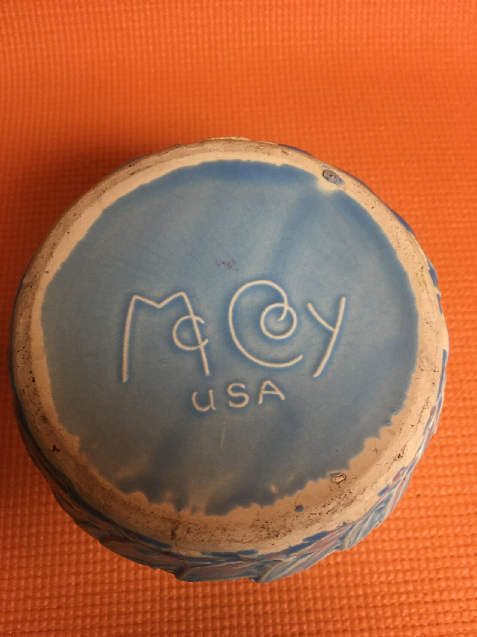 Mccoy Pottery Planter Mccoy Turquoise Planter Aqua Mccoy - Etsy