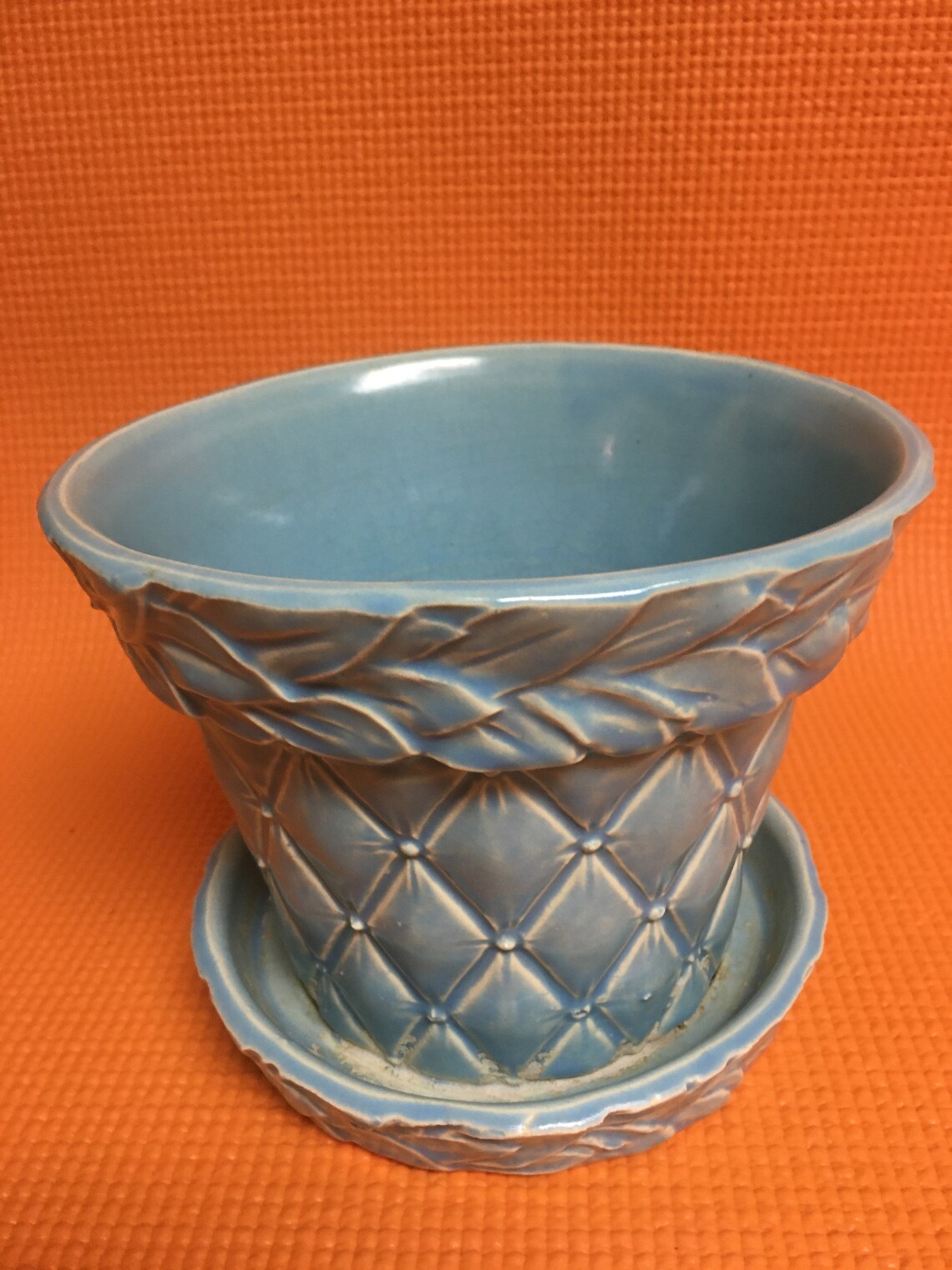 Mccoy Pottery Planter Mccoy Turquoise Planter Aqua Mccoy - Etsy