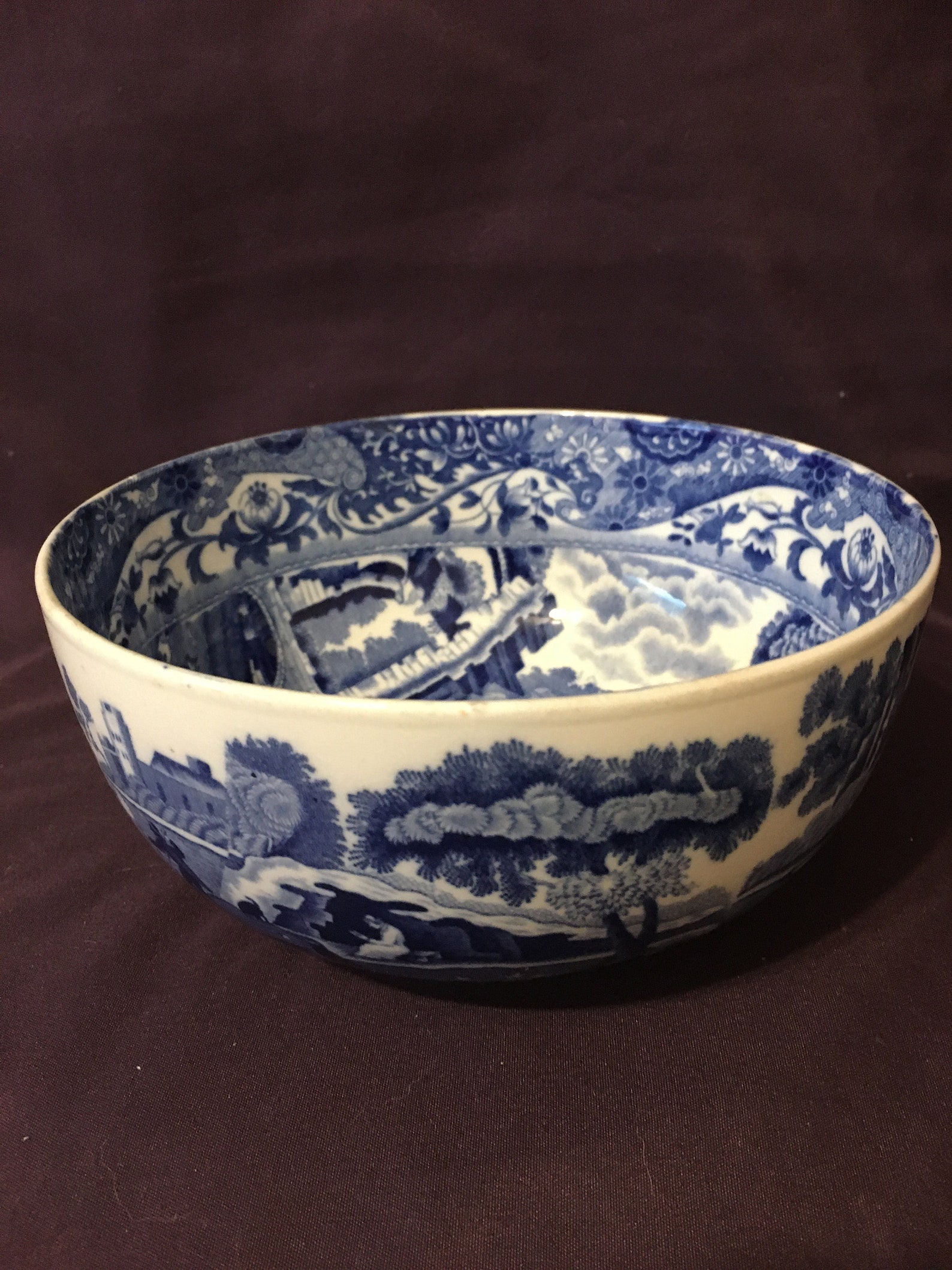 Spode Blue Italian Bowl Spodes Copeland Italian Blue Bowl 6 3/4 in ...