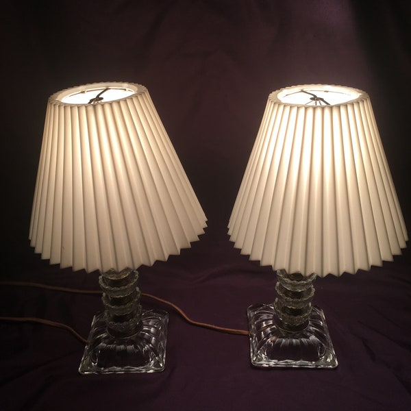 Antique Matching Lamps - Etsy