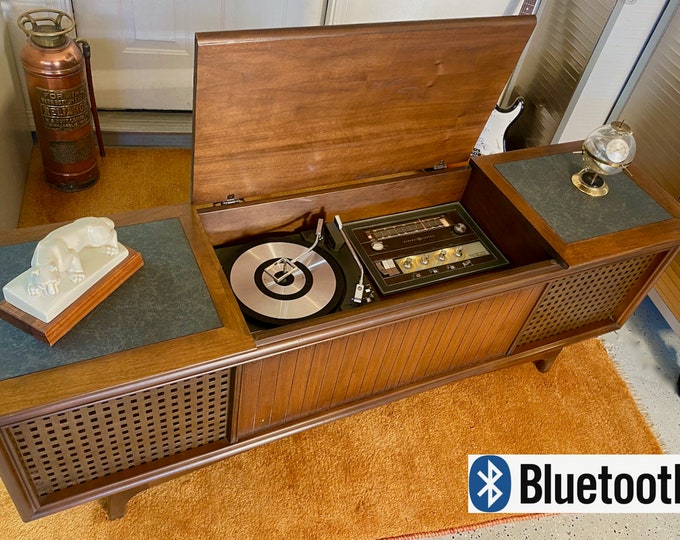 The Granada II by GE, 1970 Stereo Console Record Player Fully Serviced ...
