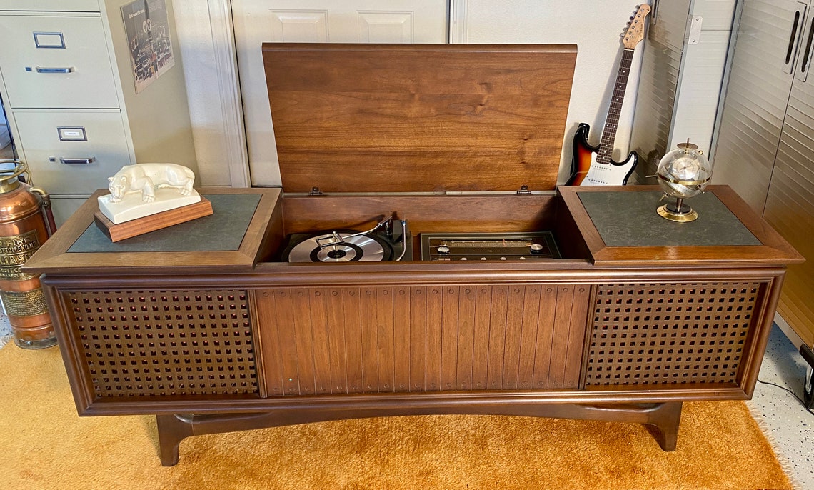 The Granada II by GE 1970 Stereo Console Record Player Fully - Etsy
