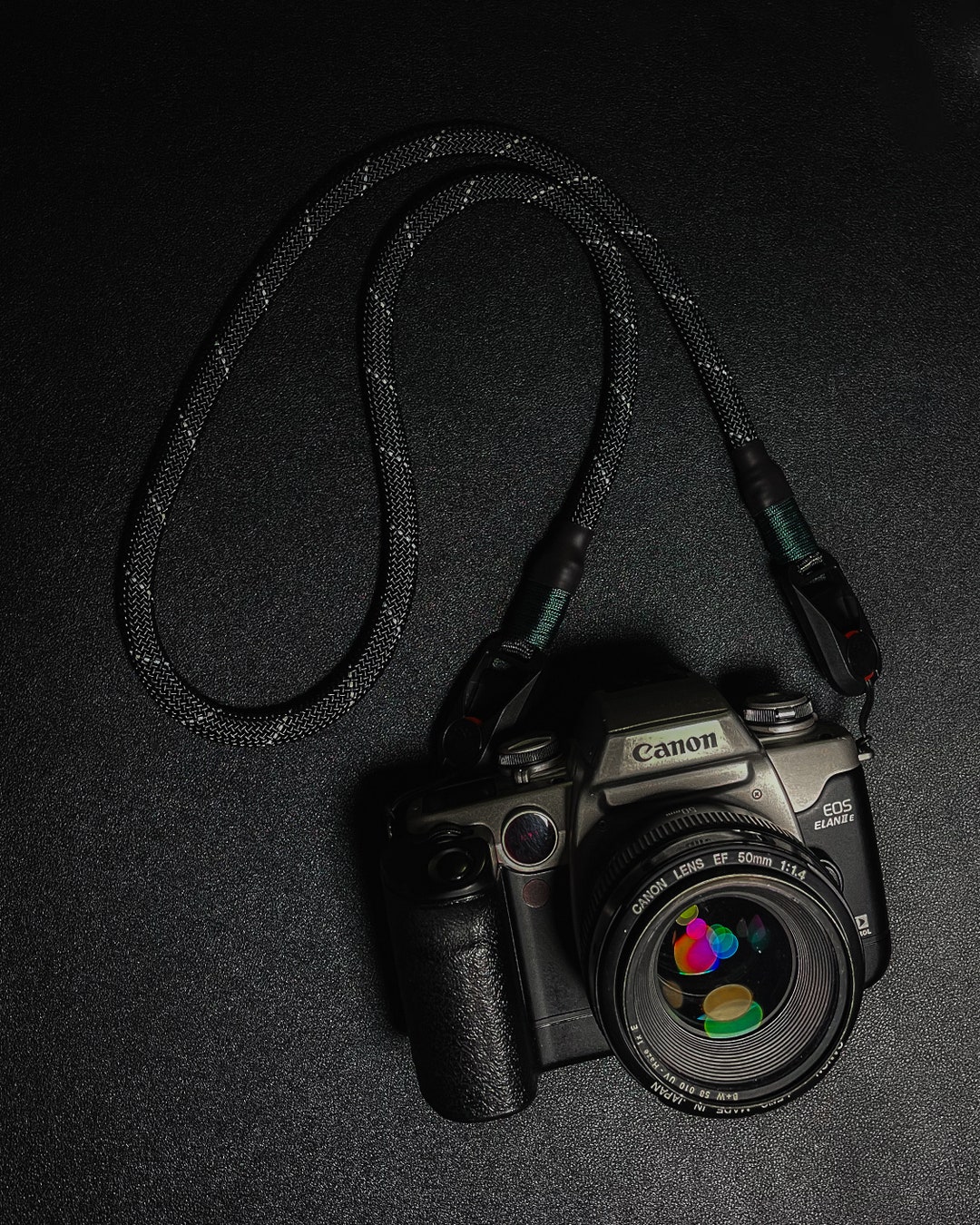 Black Reflective Camera Neck Strap With Quick Release Attachments - Etsy