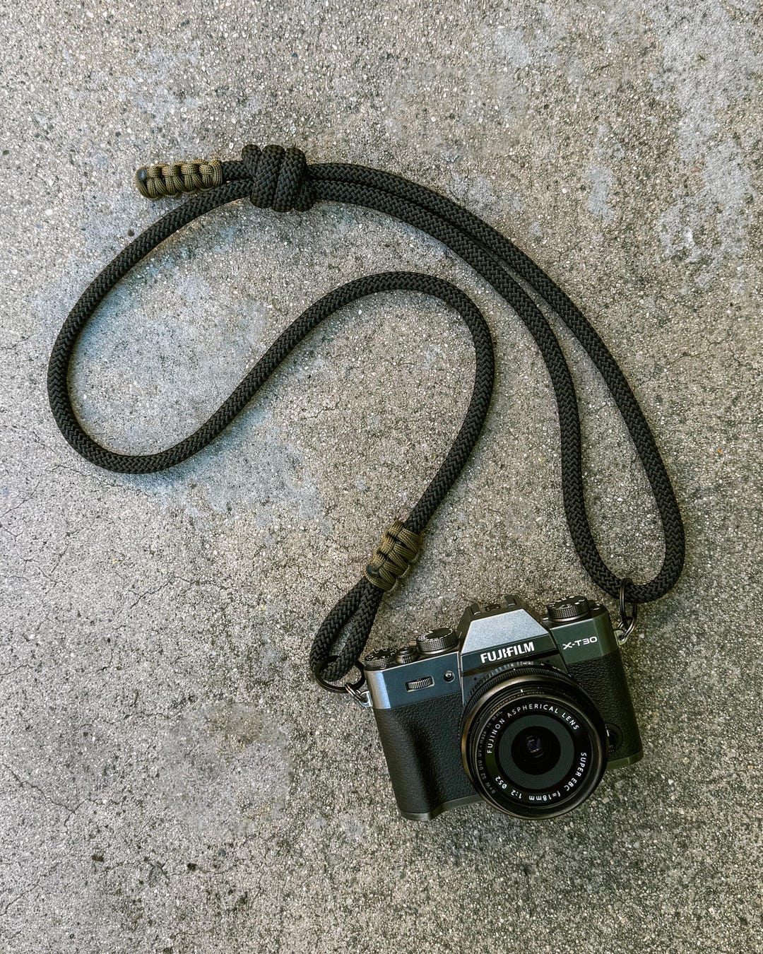Black Adjustable Camera Rope Strap - Etsy