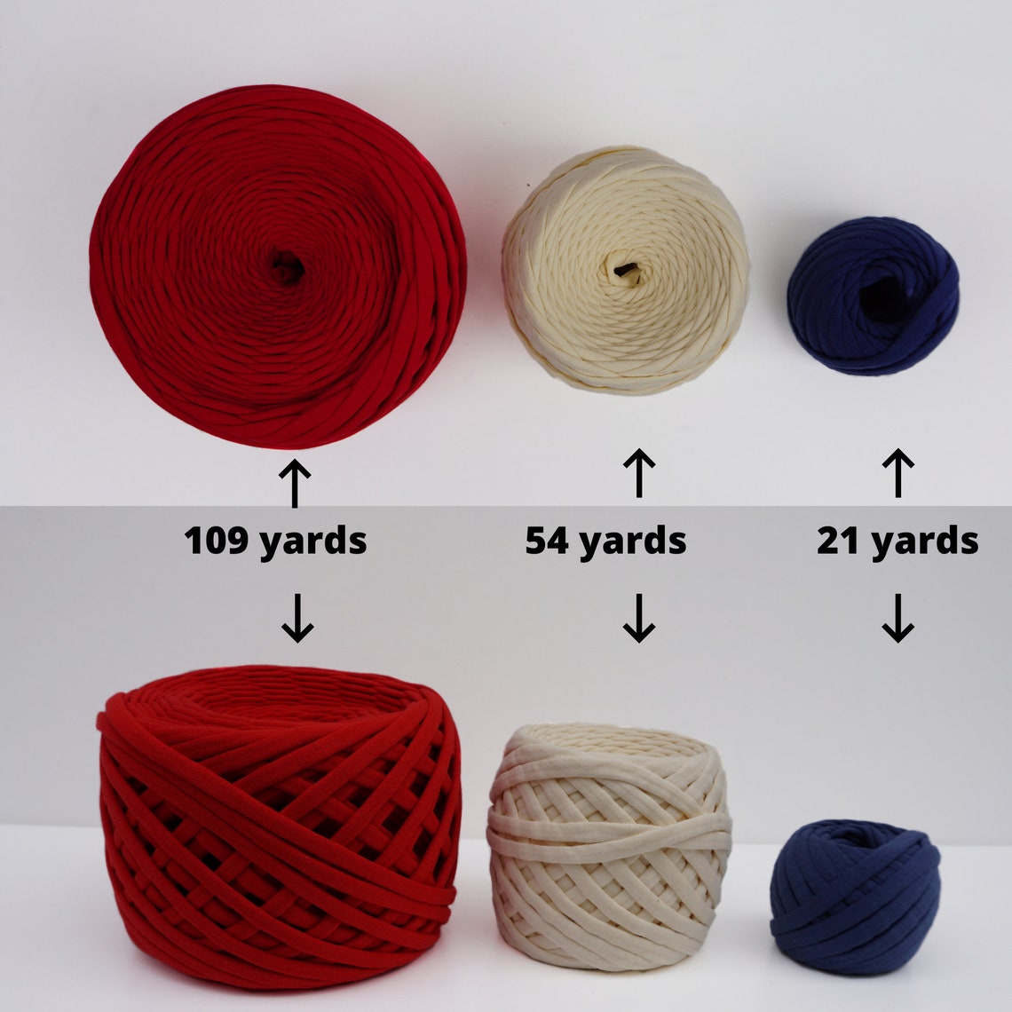 T-shirt Yarn Fabric Yarn Spaghetti Yarn T-shirt Yarn - Etsy