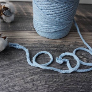 Macrame Cotton Cord, Macrame Supplies for DIY Macrame Projects. 5 Mm ...