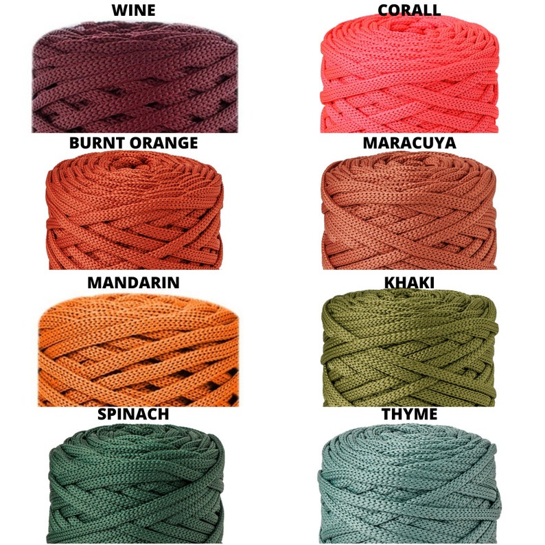 Crochet 5 Mm Cord Macrame Poly Rope for Crochet and Knitting - Etsy