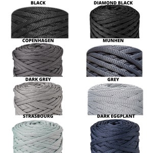 Crochet 5 Mm Cord, Macrame Poly Rope for Crochet and Knitting Baskets ...