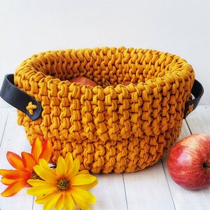 Easy Knit Basket Pattern, Beginner Knitting Placemat Pattern for Fall ...
