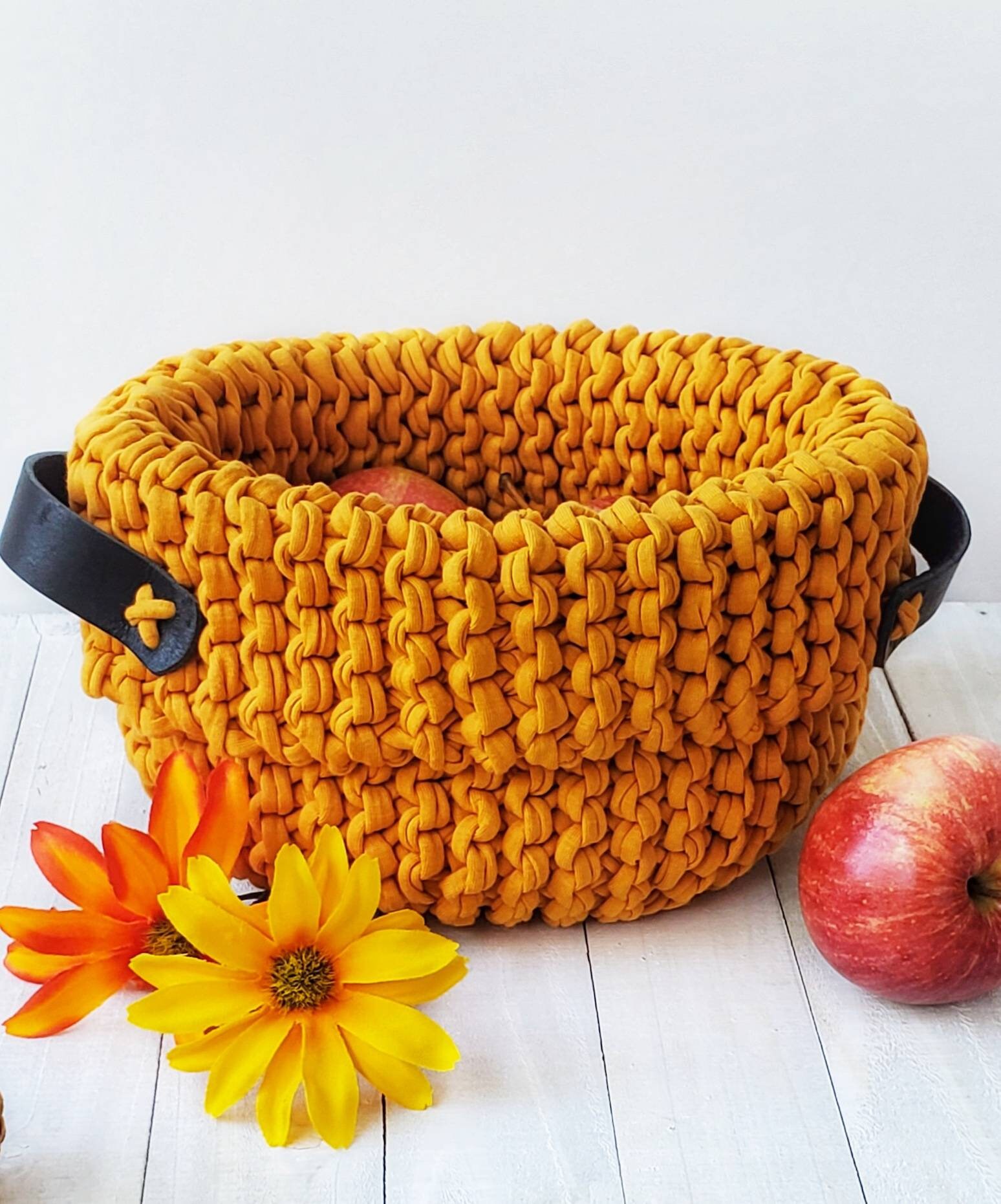 Easy Knit Basket Pattern Beginner Knitting Placemat Pattern - Etsy