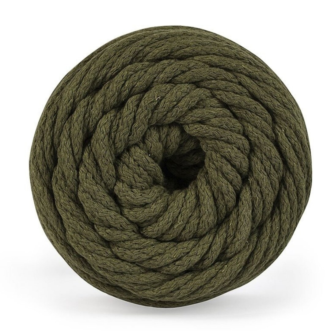 5 Mm Macrame Cord is Perfect for Crochet Baskets, Rugs. Cotton Rope for ...