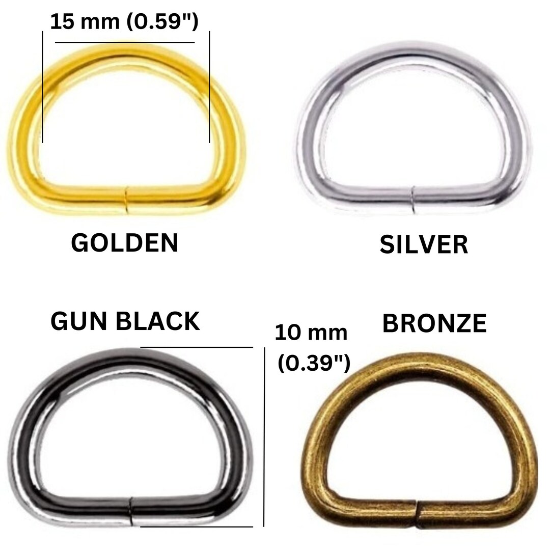5/8" Metal D Ring Purse Bags DIY Hardware - Etsy