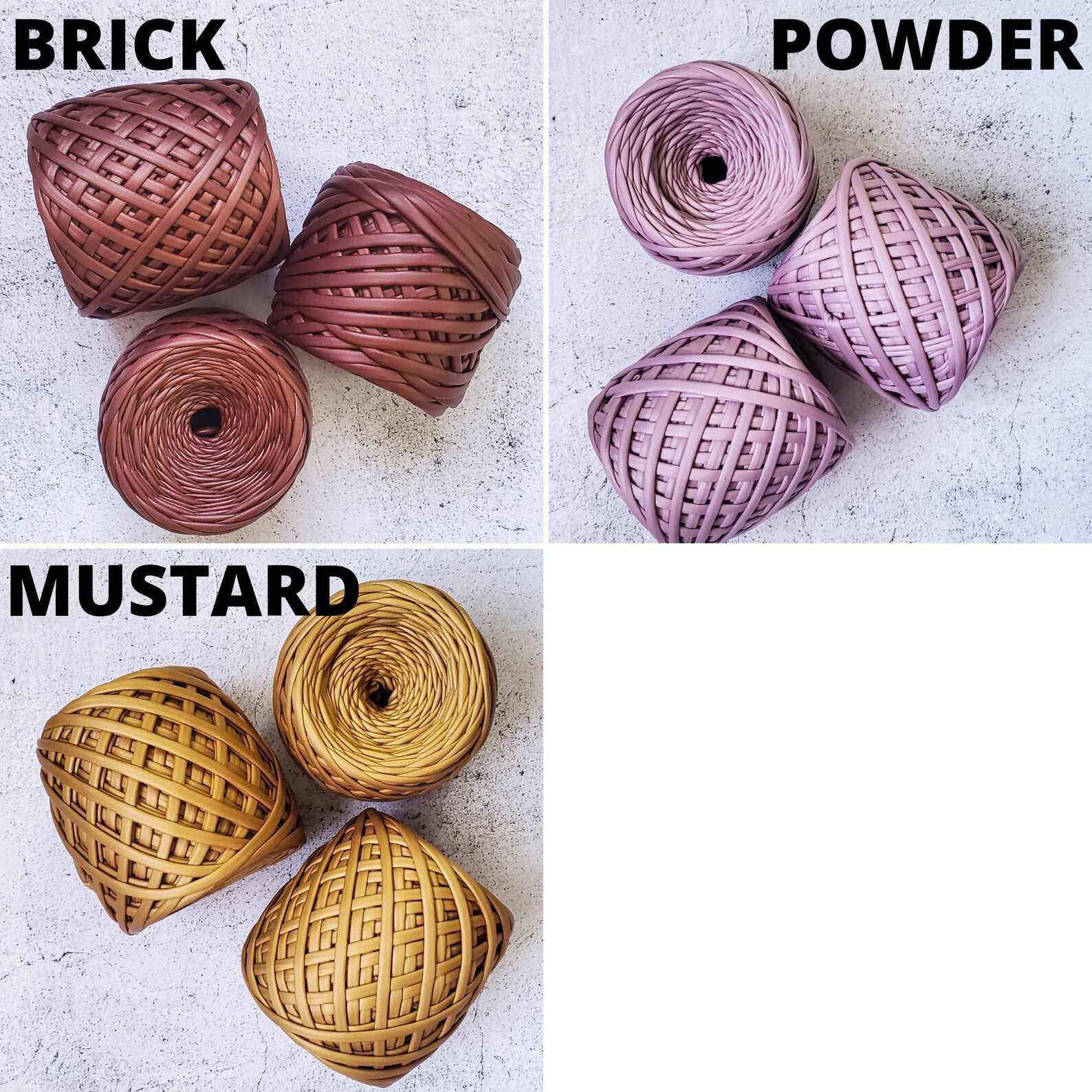 Leather Looking Yarn Fabric Yarn T-shirt Yarn for Bag and | Etsy