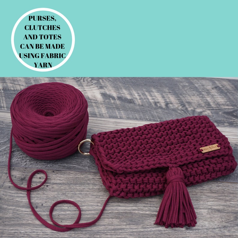 T-shirt Yarn Cotton Chunky Yarn for Crochet Bags Rugs and - Etsy