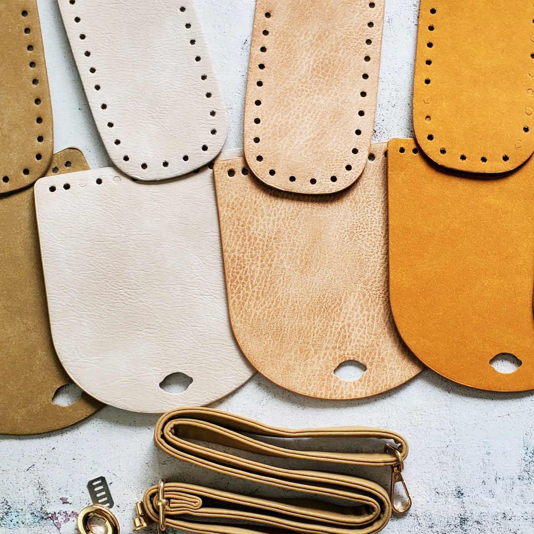Leather Crochet Bag Base & Flap Set: DIY Purse Making - Etsy
