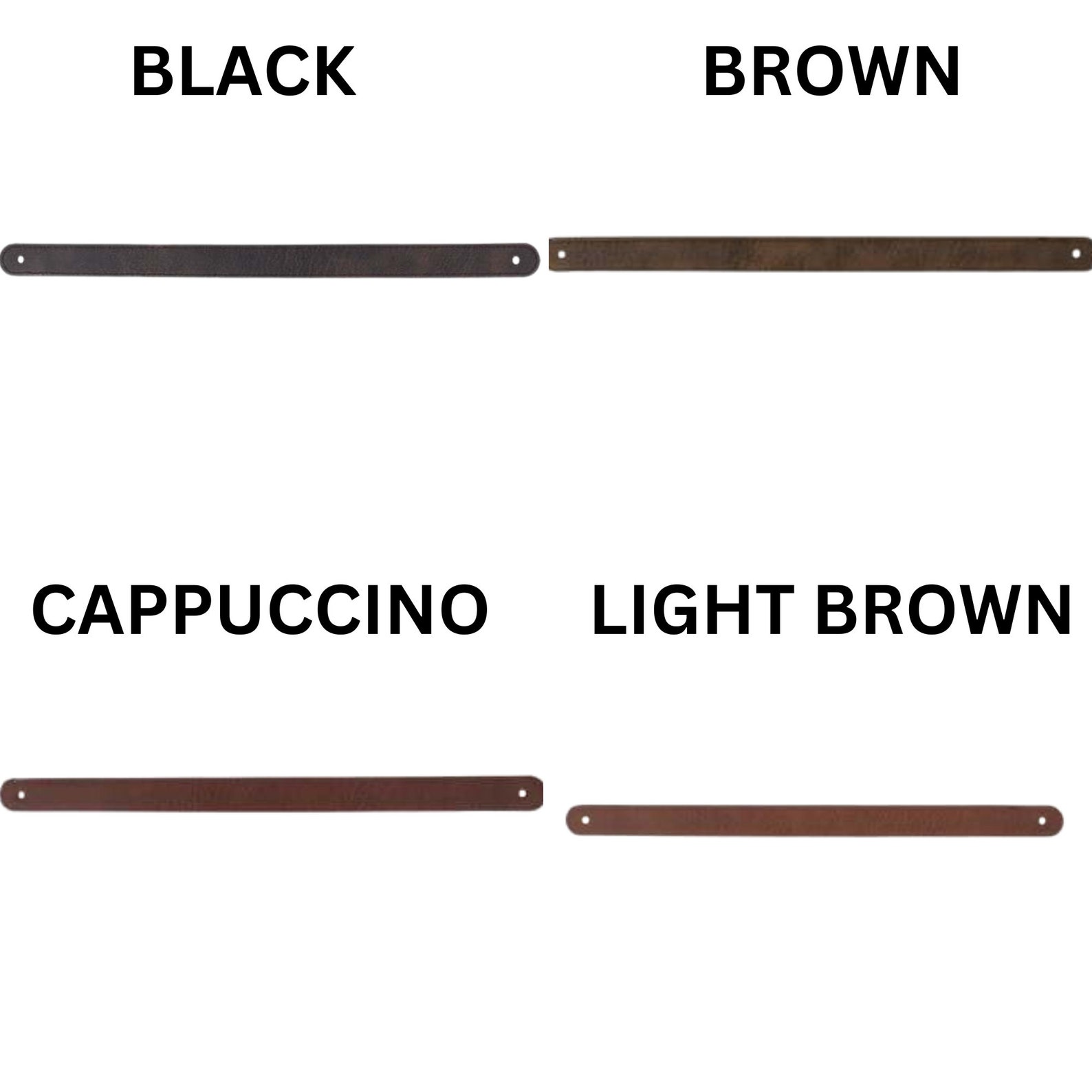 Leather Handles for Baskets, Straps for Crochet Baskets With Screw ...