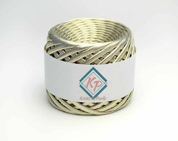 Metallic Tshirt Yarn Fabric Yarn Spaghetti Yarn T-shirt - Etsy