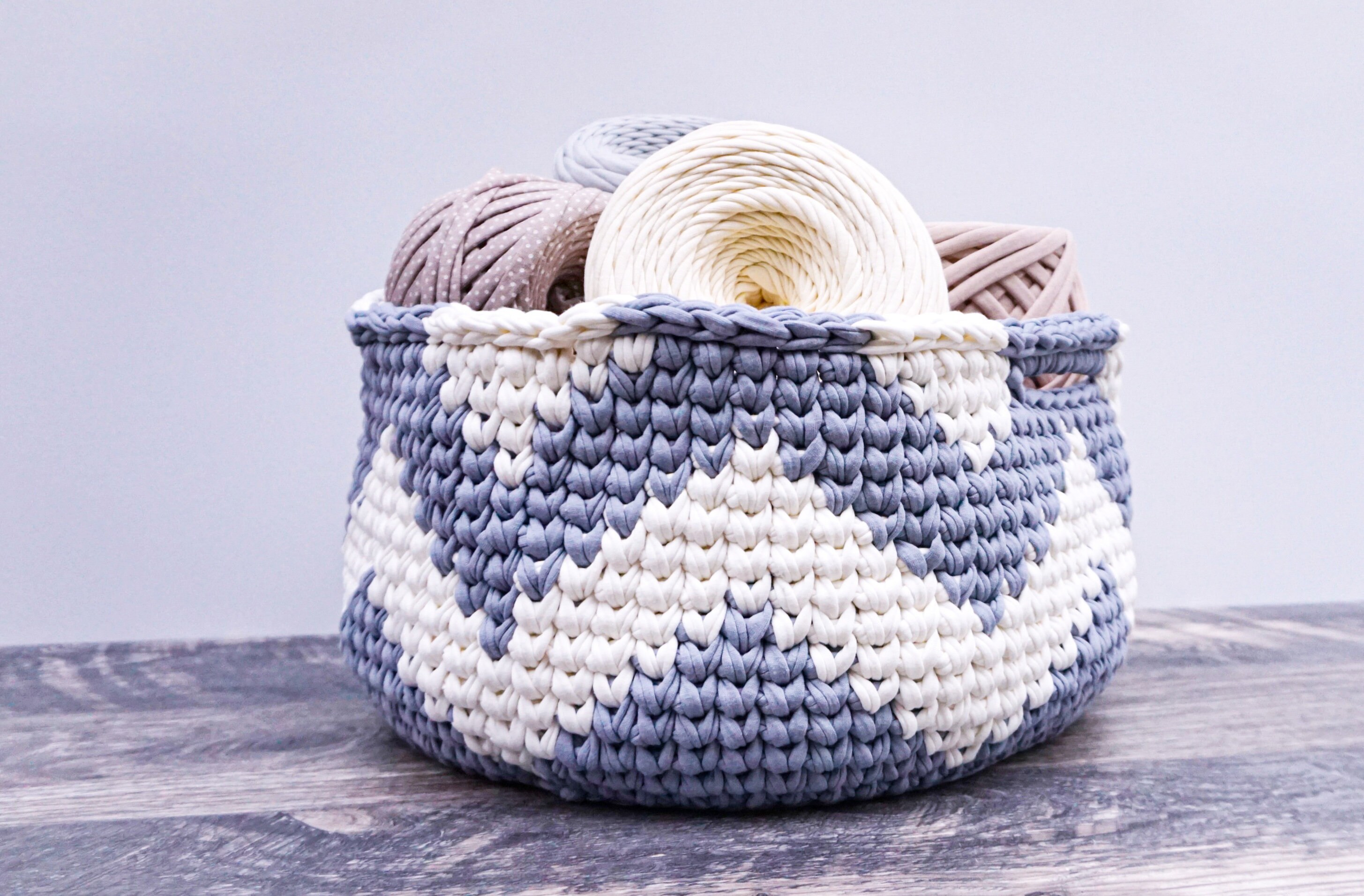 Easy Crochet Basket Pattern Beginner Crochet Round Pattern - Etsy