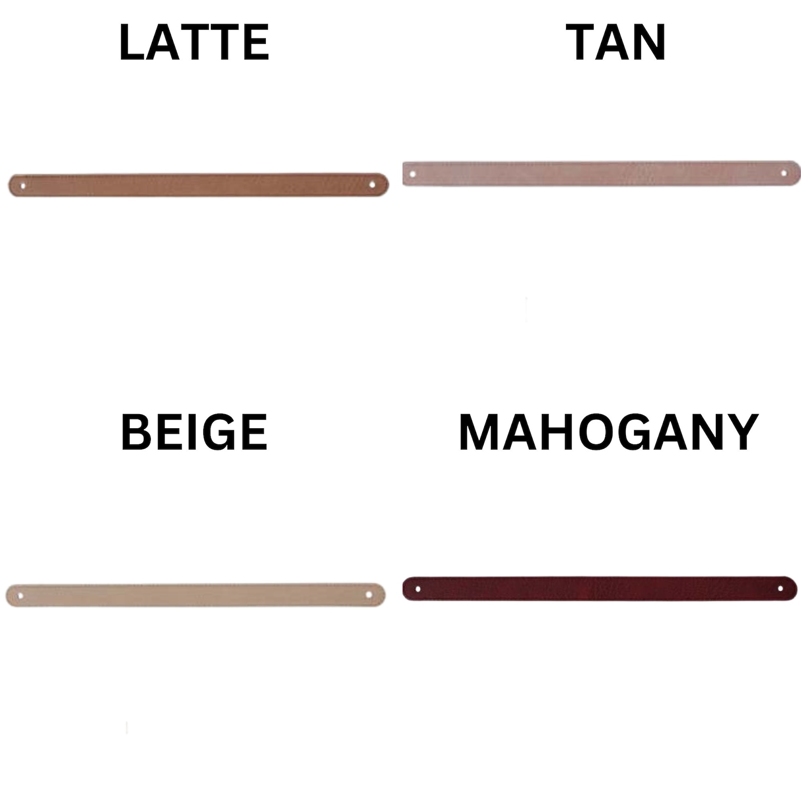 Leather Handles for Baskets, Straps for Crochet Baskets With Screw ...