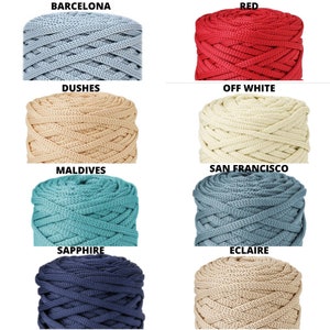 Crochet 5 Mm Cord, Macrame Poly Rope for Crochet and Knitting Baskets ...