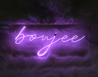 Boujee Neon Light Sign | Etsy
